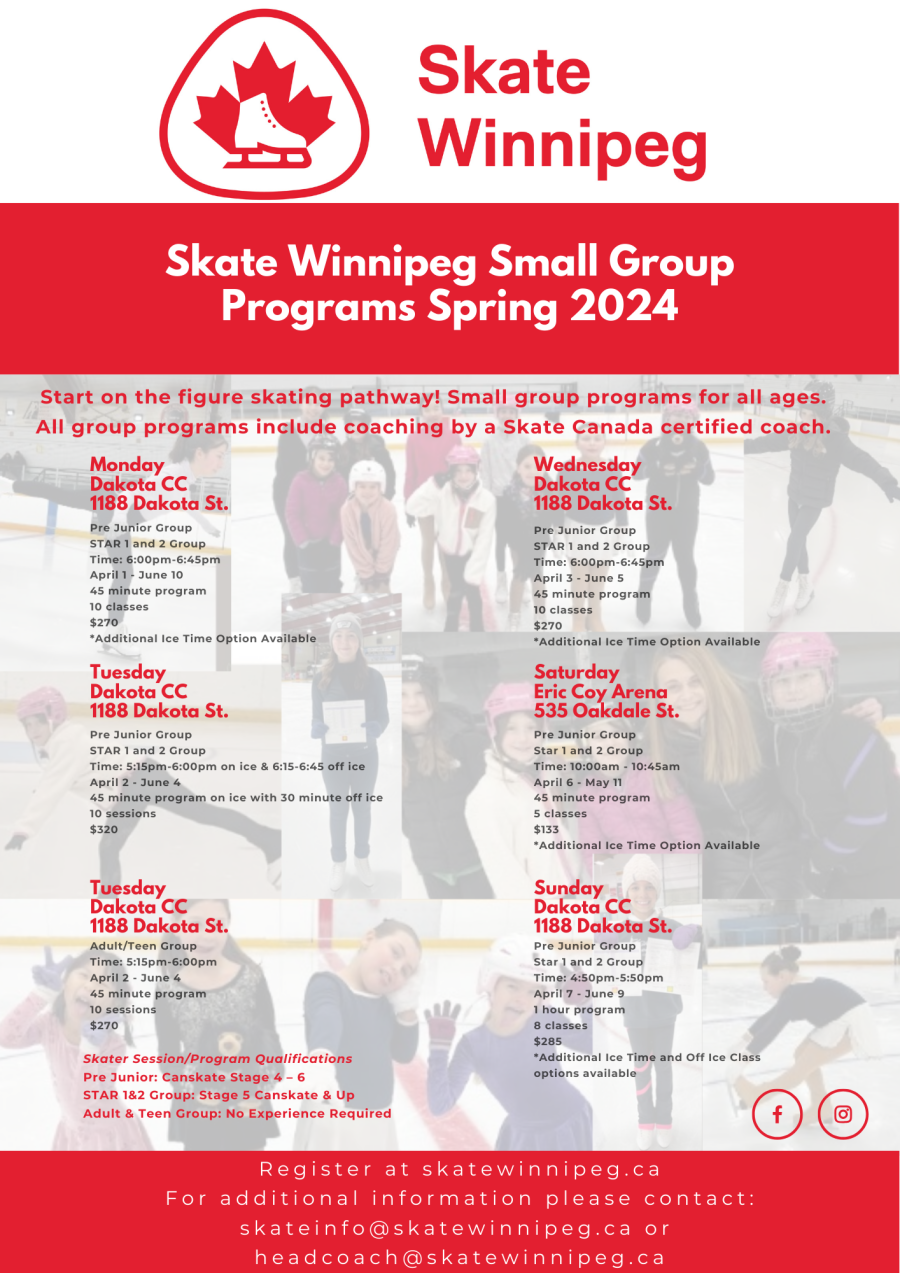 Spring 2024 Registration Brochures | Skate Winnipeg